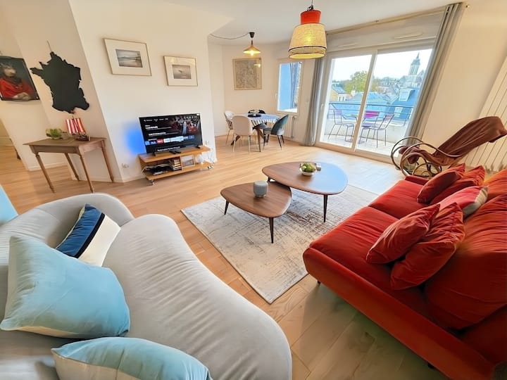 Résidence Calme Avec Balcon Privé & Vue Sur Caen - Caen