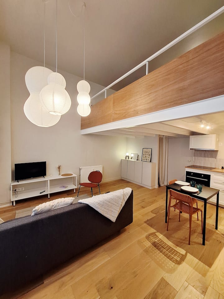 Le Duplex Du Canal – Centre Historique à Pied - Rennes