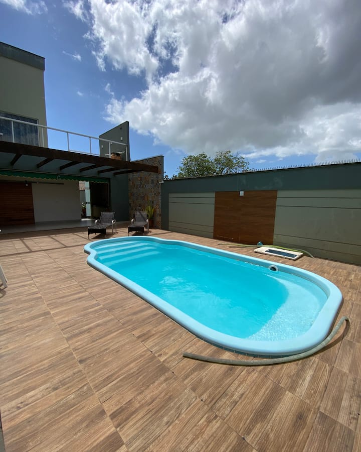 Casa De Praia Com Piscina•5 Quartos•500m Do Mar - São Mateus