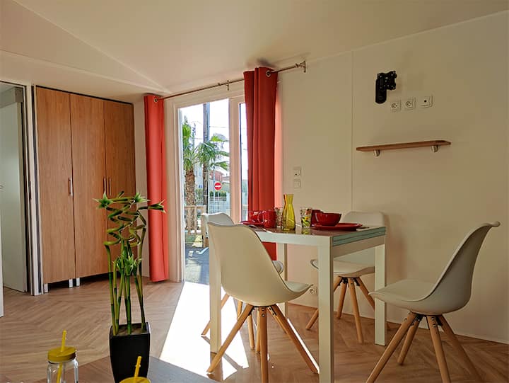 Camping 4* Pont Aven 6/8 Pers Wifi , Lave Linge - Névez