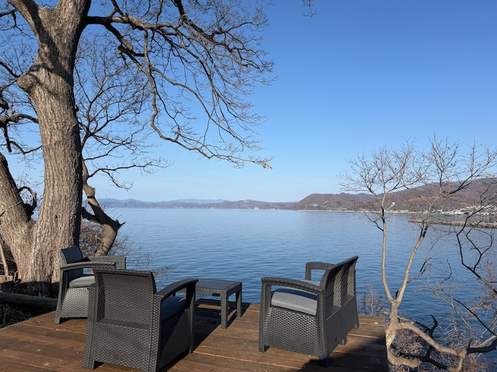 Toya Tiny Cabin 【4名可】クイーンベッド2台。海が見える絶景タイニーハウス - Hokkaido