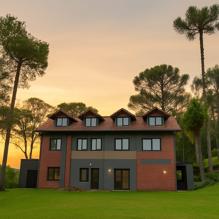 01 - Apartamento Duplex  No Jardim Da Serra Gaúcha - Nova Petrópolis