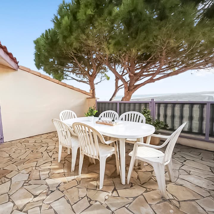 Appartement Confortable Avec Parking Et Terrasse - Leucate