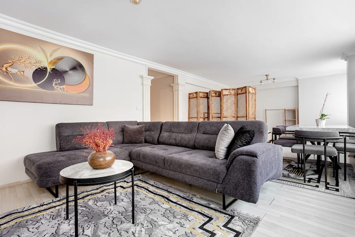 Warm Comfortable Family Lovely Stay 4br-2ba - Şişli