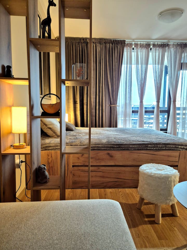 Ski & Golf Cozy Cappuccino Suite Sauna Pool Bansko - Bulgaria