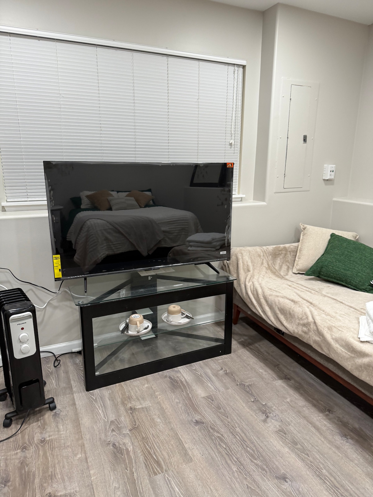 Schneller Zwischenstopp, um an einem gemütlichen, schönen und ...