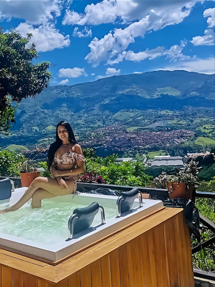 Casa Finca Premium Con Jacuzzi Y Mirador Girardota - コパカバナ
