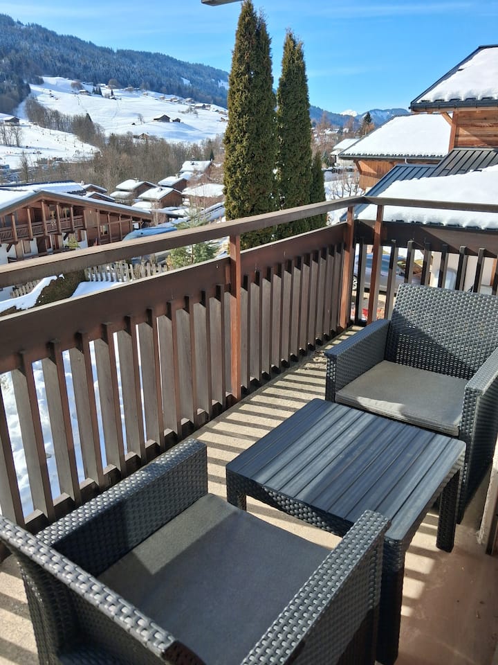 Studio Cosy Avec Coin Montagne Et Grand Balcon Sud - Praz-sur-Arly