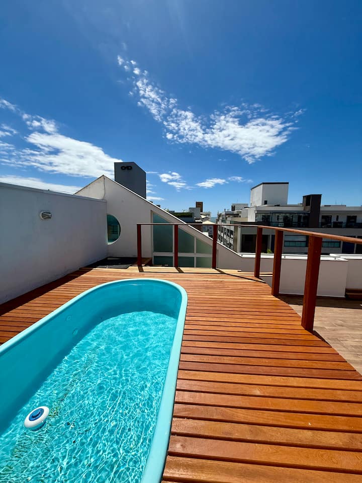 Cobertura Piscina Privativa 200m Praia | Garagem - Florianópolis