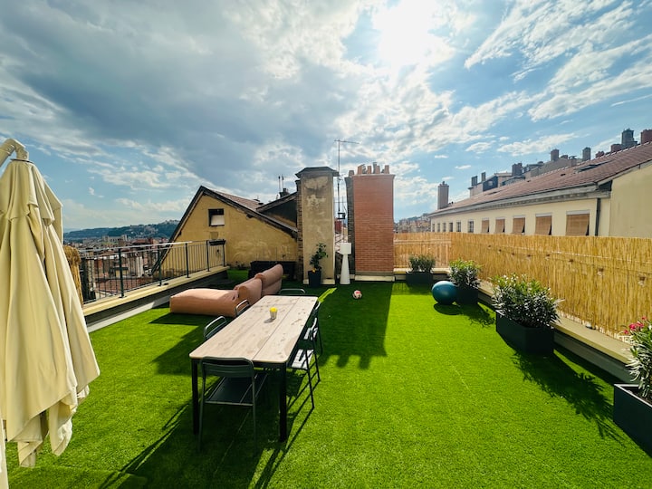 Appartement Terrasse Rooftop 6ᵉ éTage, Lyon 1ᵉʳ - Lyon