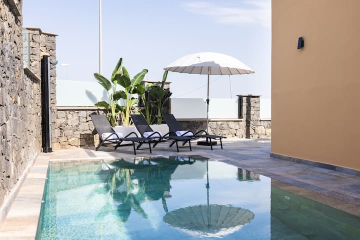 Zafiro. Piscina Climatizada, Jakuzzi, Billar, Bbq - Teneriffa