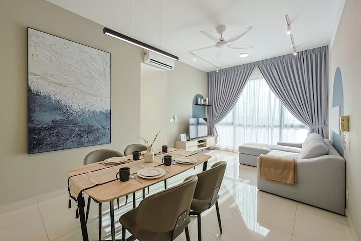 3 Bed 2 Bath | 9 Pax | Greenfield Rsd | Sunway - Petaling Jaya