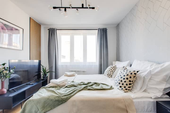 Stylish City Studio Steps From Wenceslas Square - Praga