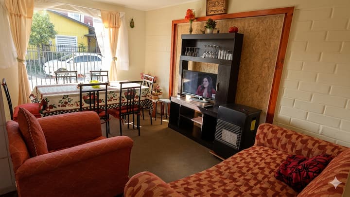 Casa Cómoda Para 5 · Wifi 600 Mbps · Tranquila - Valdivia