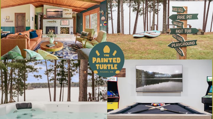 The Painted Turtle: Lakefront-hottub-sauna-theater - Nisswa, MN