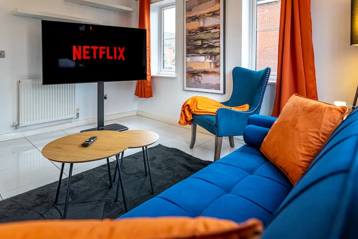 Truvana Haven-3bdr|cbs Arena|sleeps 6|parking+wifi - Coventry