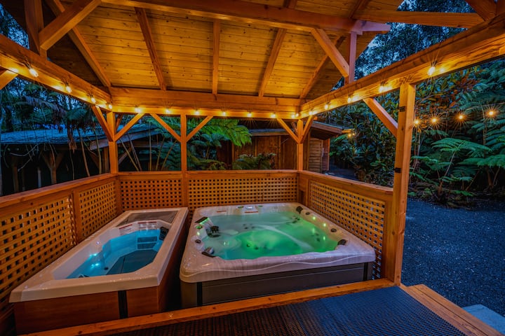Cabin 6 Min To Volcano Np • Hot Tub • Cold Plunge - Volcano