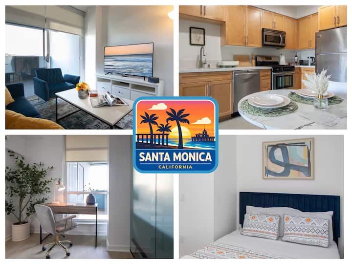 Chic Sm Apartment Free Parking & High-speed Wi-fi - Santa Monica, CA