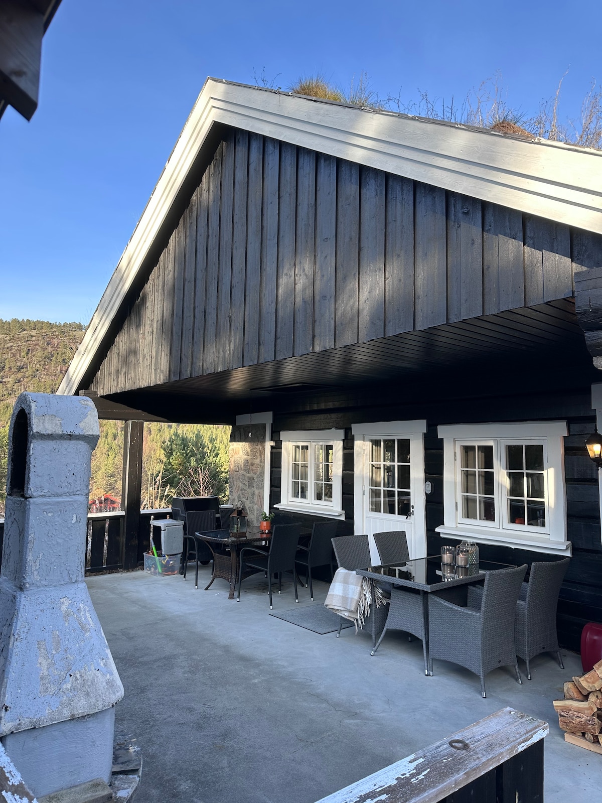 Gran cabaña familiar cerca de las pistas de esquí en Gautefall ...