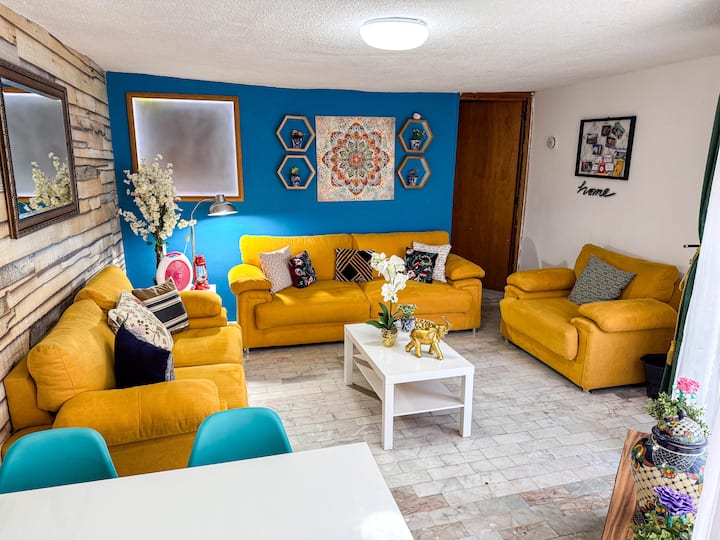 Estudio Vintage A 4 Min. A Pie De Capu, 1 Recámara - Puebla