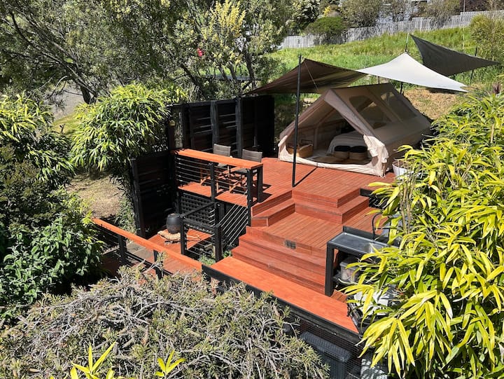Derby Stargazer Glamping With Bath Tub & Epic Deck - Tasmania