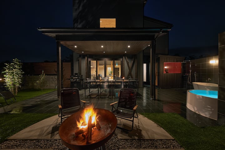 Private Sauna /Jacuzzi/bbq/14 Guests - Shiga