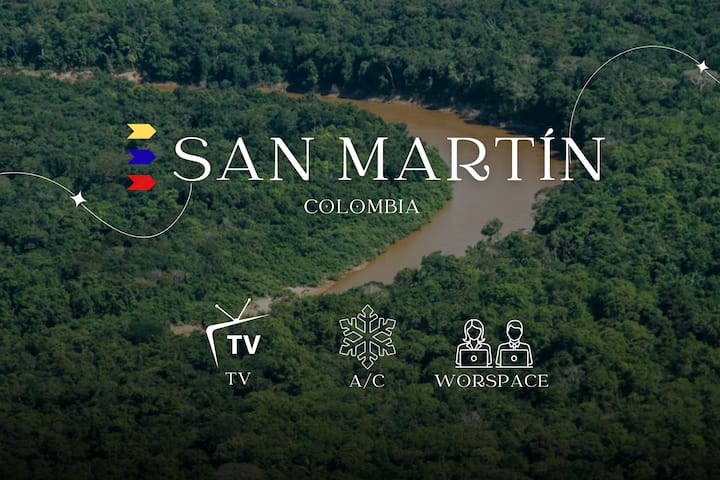 Apt+laundry+wifi+kitchen+ac @Meta - San Martín