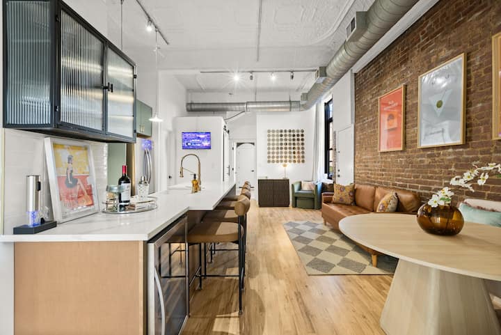 Soho Nyc - Vibes • Loft Ceilings • Mins To Nyc - Hoboken, NJ