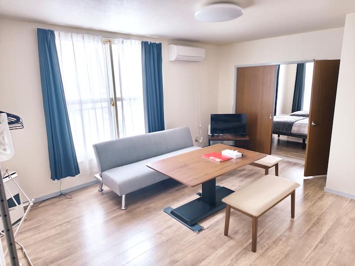 Tokiwa 302_芸術の森まで徒歩5分！支笏湖や滝野、札幌市内へのアクセスが便利な2ldk - Sapporo