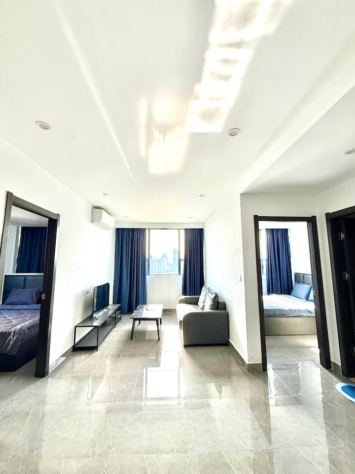 Synergy One - Bright Twin-river Views & Calm Stay! - Phnom Penh