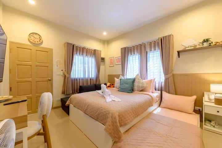 Chaweng 9 Beach Walk 2mins. New Big Pool Max 4 Pax - Koh Samui