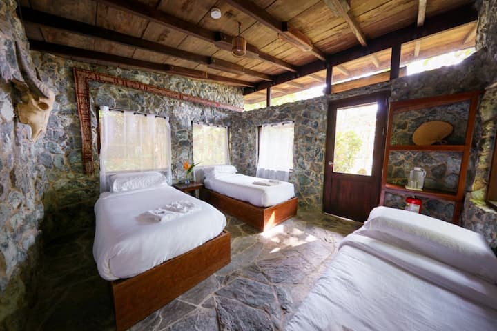 Eco-friendly | Triple Bed Stone Cottage - Puerto Princesa