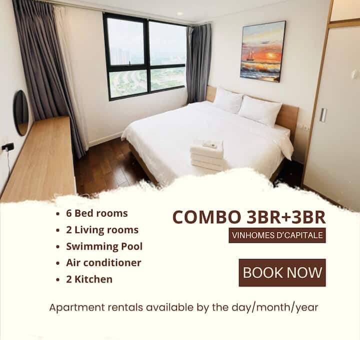 Tranquil 3br + 3br Apartments  Dcapitale Hanoi - China