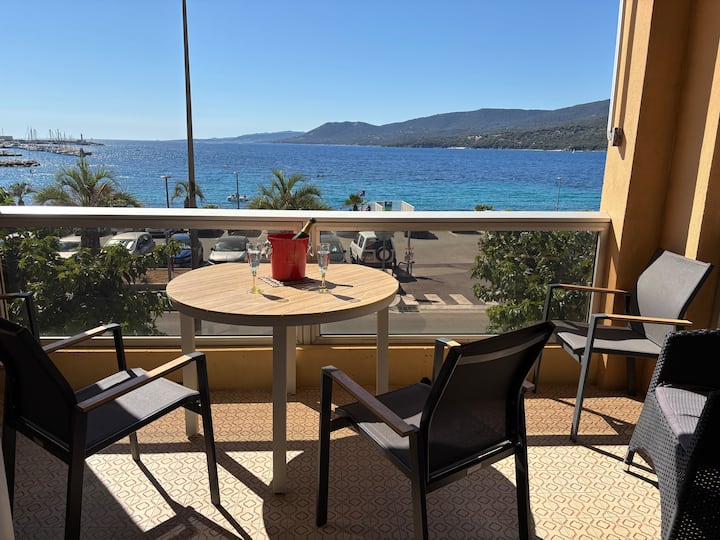Grand T1 Face Mer Plage Terrasse Propriano Parking - Propriano
