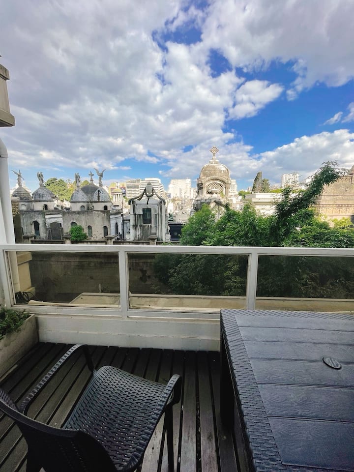 Modern Studio In Recoleta With Terrace And Grill - Recoleta, Argentina
