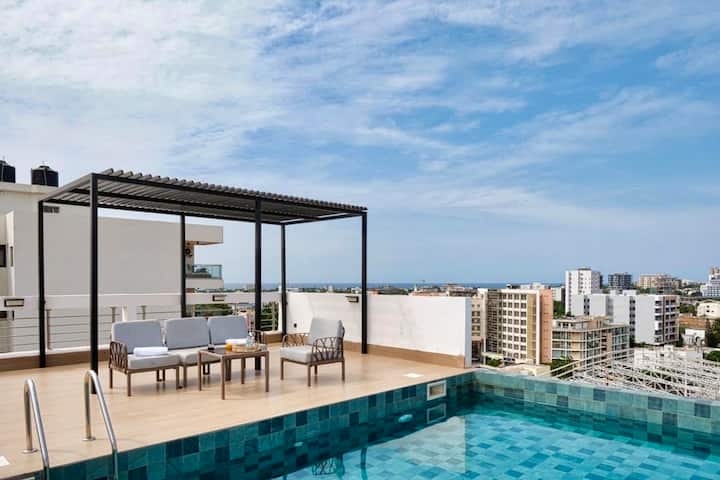 Point E Apartment: Rooftop Pool - Dakar
