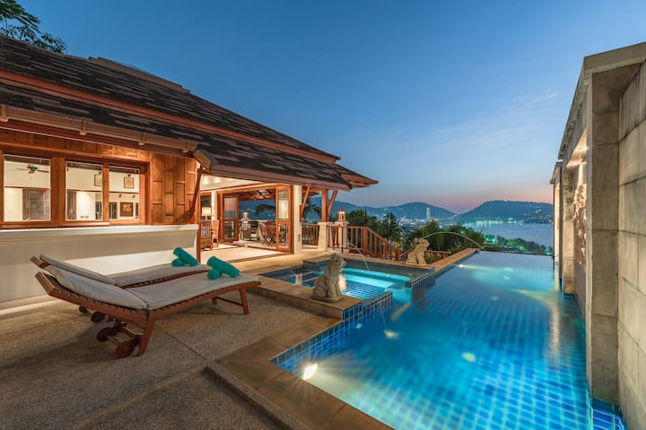 Patong Seaview 4-br Villa, Breakfast/shuttle/chef - Patong Beach