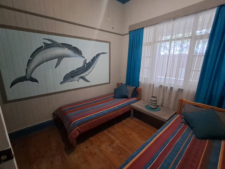 Room 3 | Twin Coastal Room @ Sea Lions Den - Umkomaas