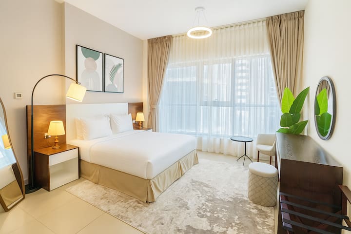 Modern 1br • Spacious • Free Parking Alk3 - Dubái