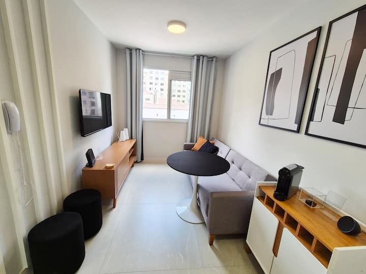 Aconchegante E Moderno Studio Na República - Brazil