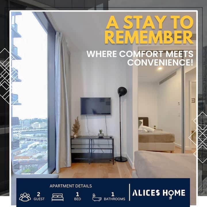 City-side Chic Studio Apt | Level 26 Studio - Brisbane