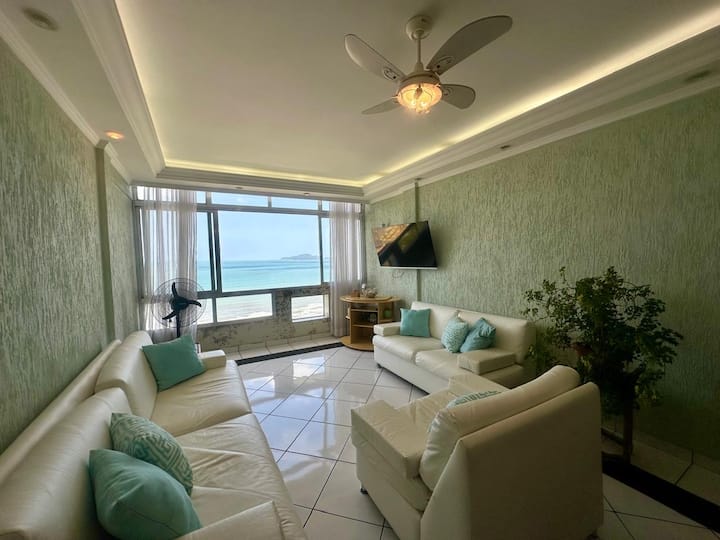 Apto De Frente Para A Praia Com Vista Espetacular! - Santos State