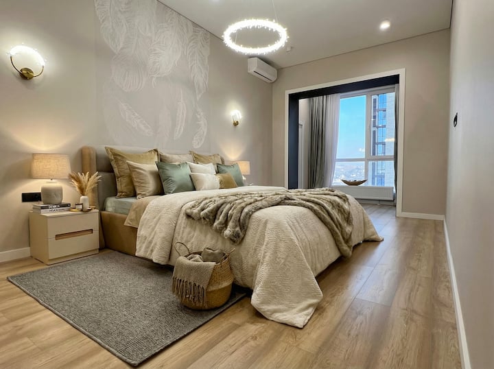 Spacious Designer Apartment With Mountain View - Kazakhstan