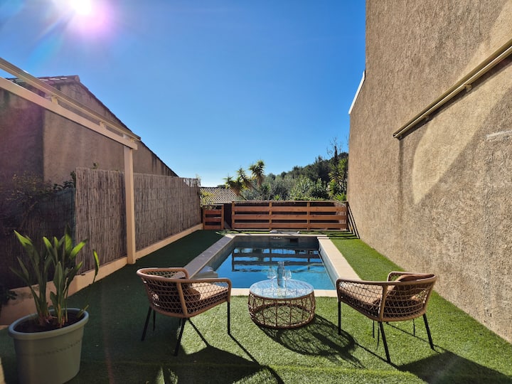 Maison Piscine Et Vue Mer - Bandol