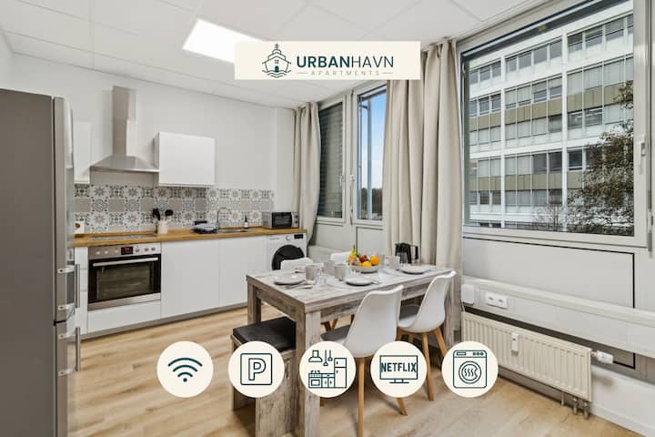 Urban Havn - Schönes 2br-apartment Für 5 Personen - Frankfurt am Main
