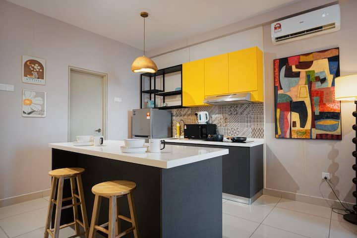 Cheerful Sunny 1br @ Liberty Arc | 10 Mins To Klcc - Hulu Langat