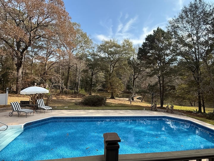 Peaceful Pool House With Pond Views In Bonaire - 본에어