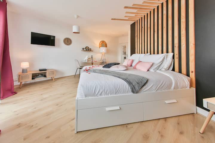 Les Bulles D'or : Appartement Spa En Centre Ville - Mulhouse