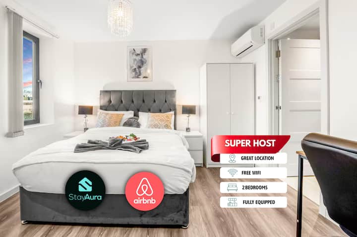 2 Bed & 2 Bath With *Cityview Balcony* & *Parking* - Hounslow