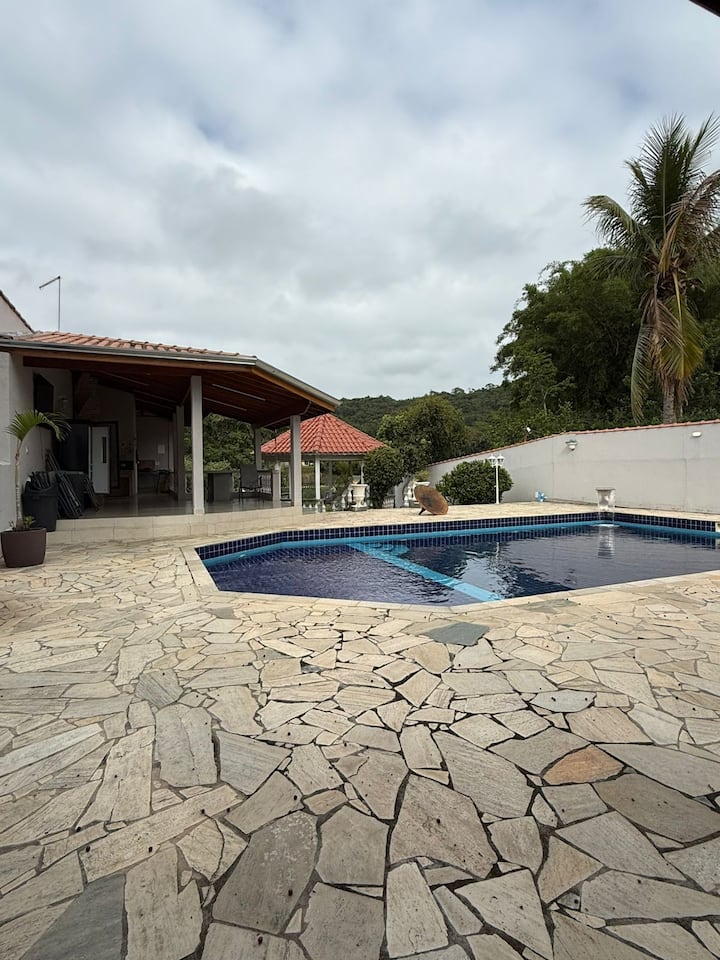 Linda Casa Guararema Com Piscina E Churrasqueira - Guararema